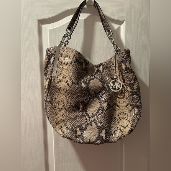 Michael Kors | Bags | Michael Kors Snakeskin Purse New Condition | Poshmark